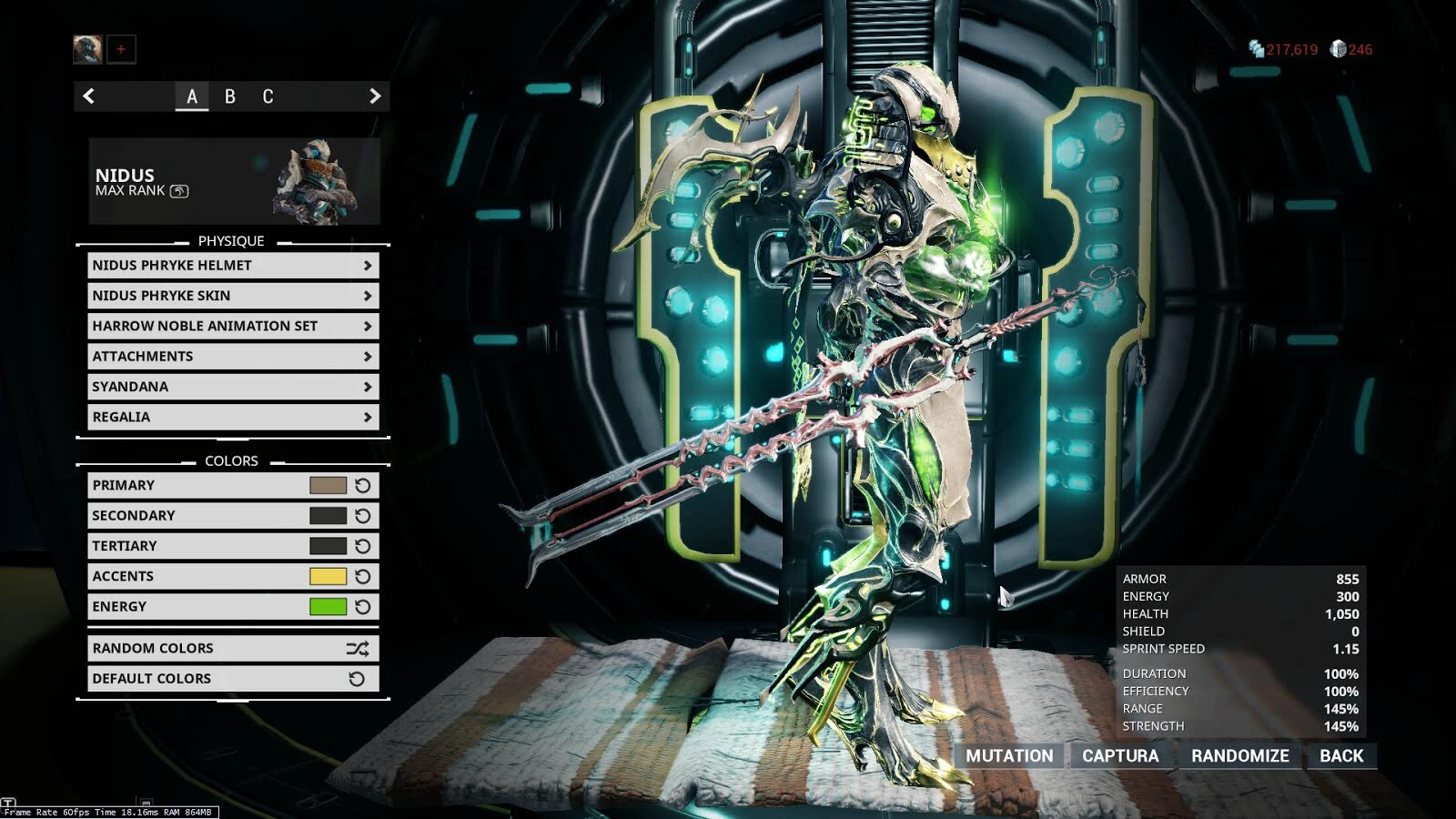 Anyone know any Nidus Phryke color schemes | Fandom