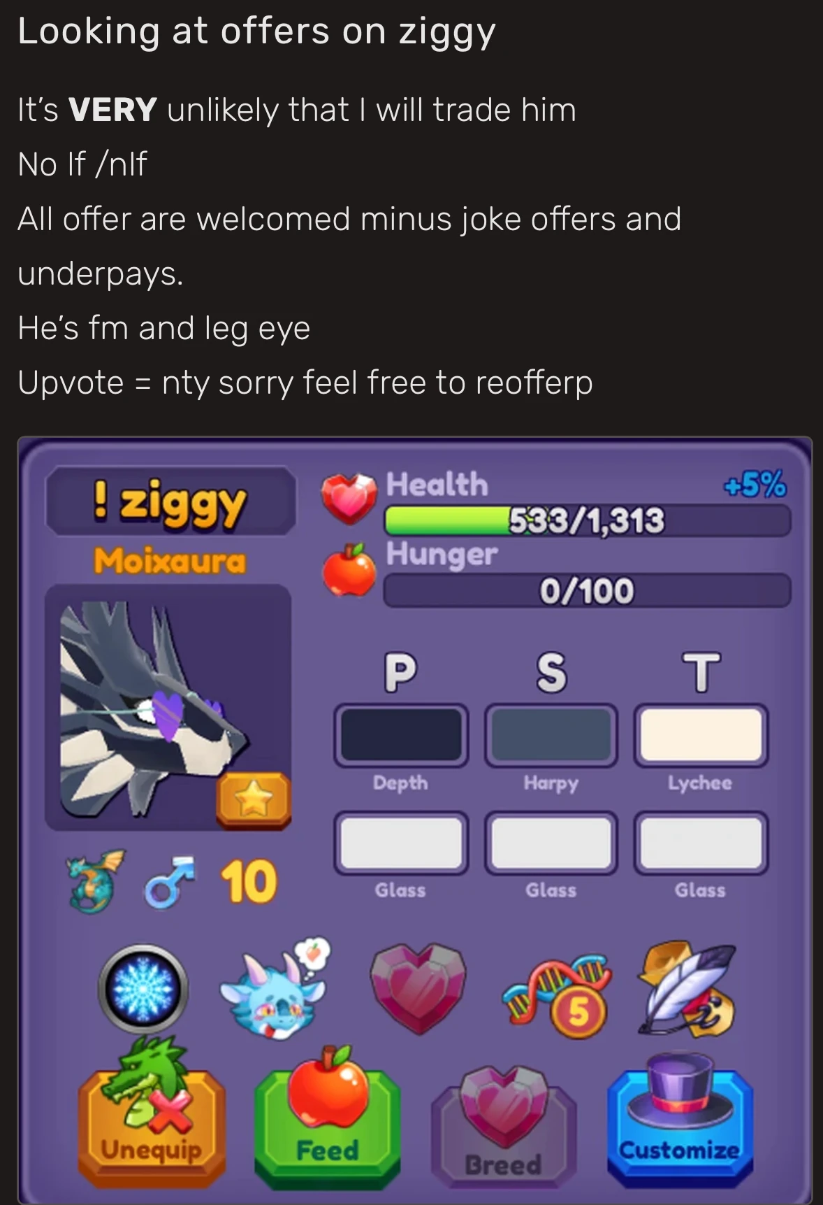 Looking at offers on ziggy repost | Fandom