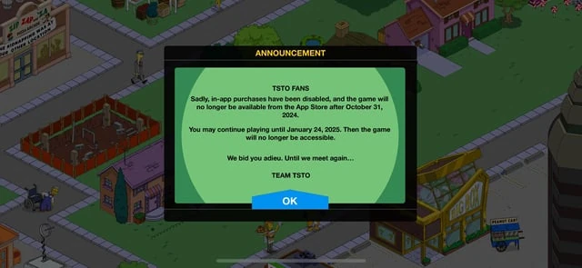 The Simpsons: Tapped Out is shutting down on January 24, 2025. | Fandom