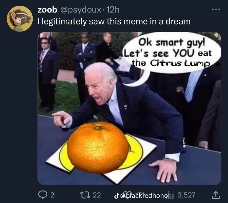 comically large orange | Fandom