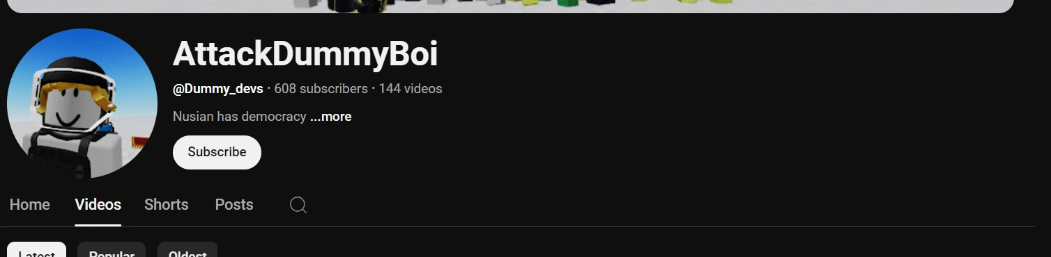 I found this dummy dev guy channel | Fandom