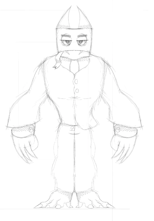 second banban redesign so that I can start drawing again, (sorta) wip ...