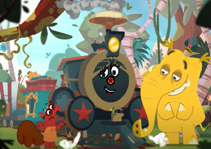 The train from "Tromba Trem (Trunk Train)" as an All Engines Go ...