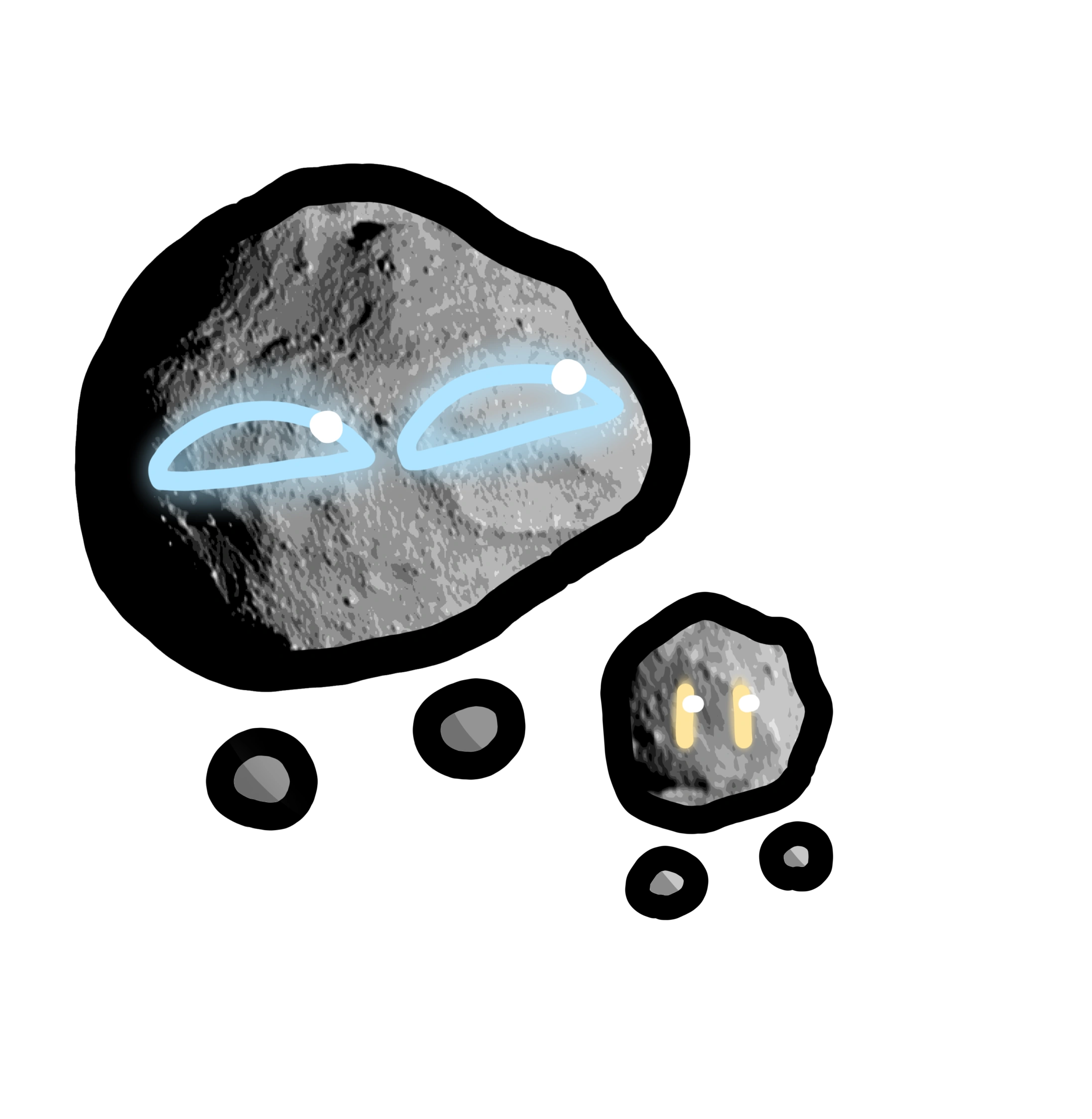 Dinkinesh and his moon in Pluto reprisal style | Fandom