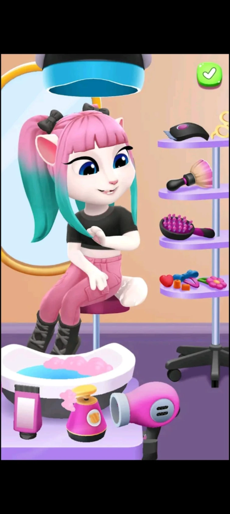 getting closer to Angela 2 update with hair salon? | Fandom