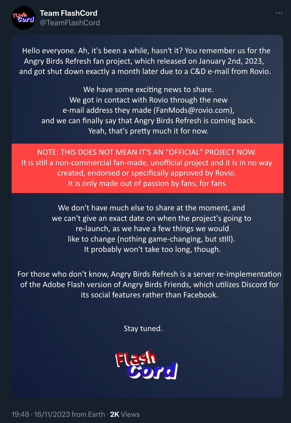 Refresh is coming back | Fandom