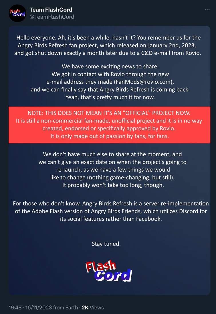 Refresh is coming back | Fandom