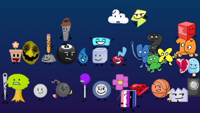 Added even more characters in my BFDI Super Mega Poster | Fandom