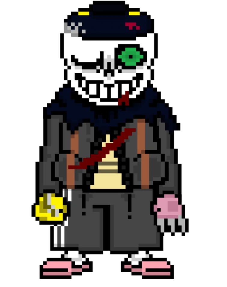 Mist sans phase two sprites (for an ost concept video thing im working ...