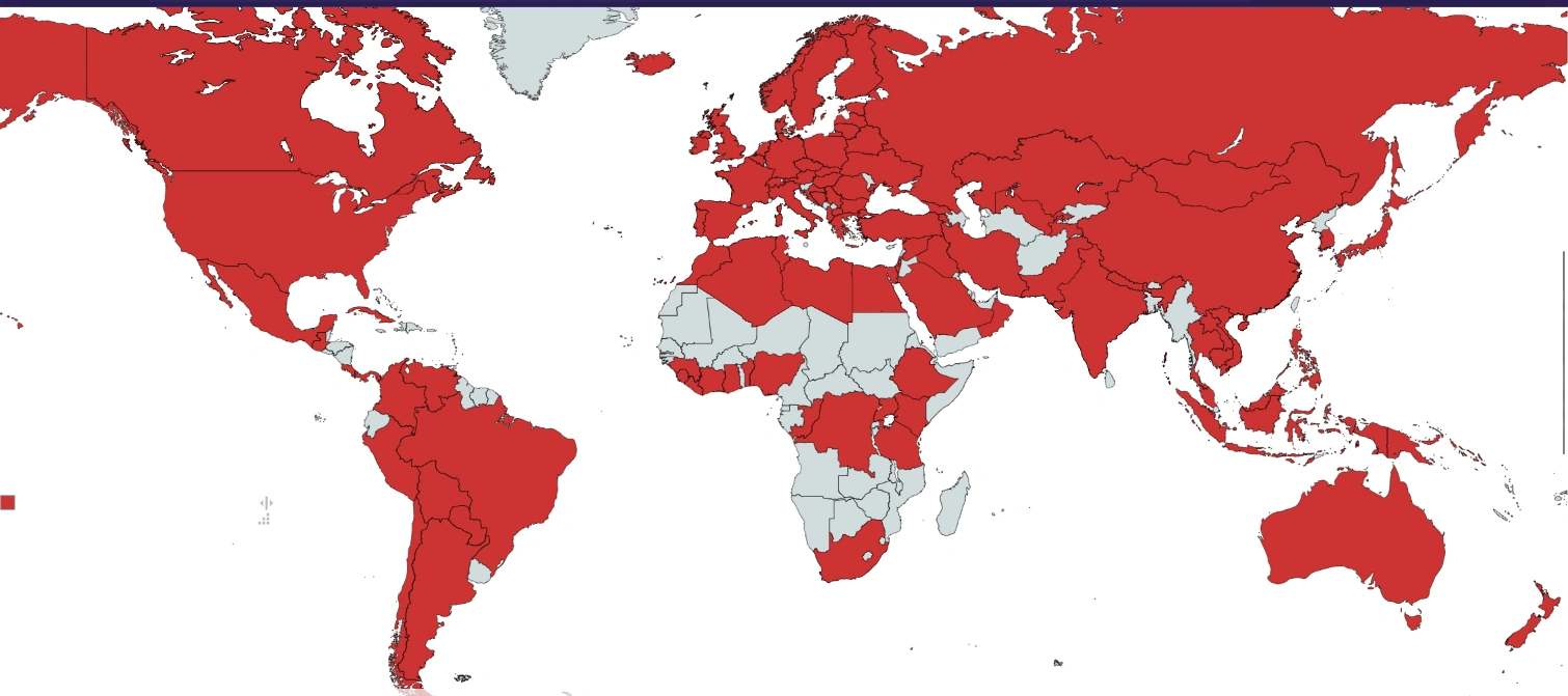 Red countries are the countries I have bomb orphanages | Fandom