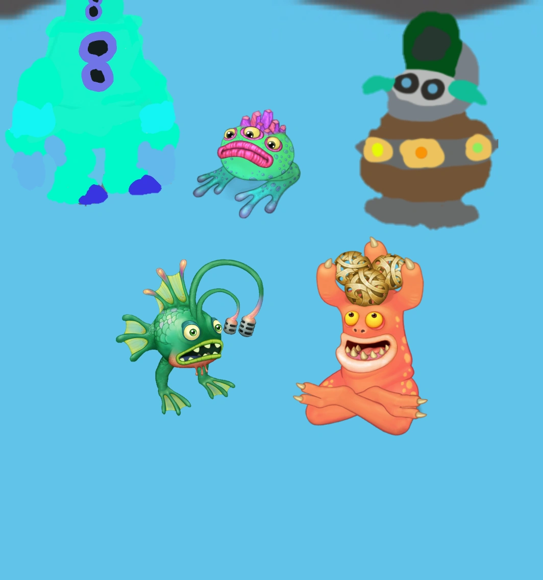 Phangler and yuggler having conversation but mysterious Giant with long ...