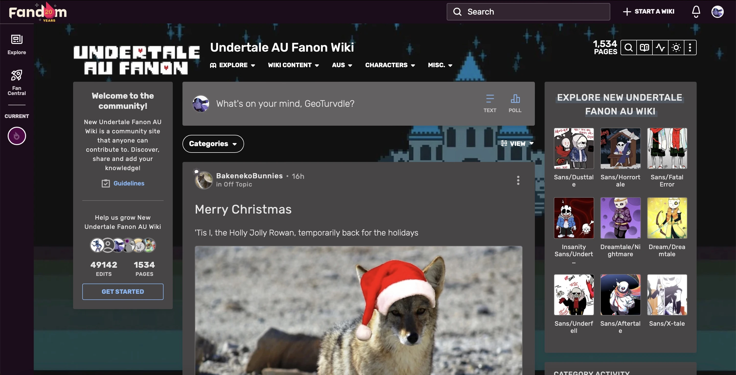 The wiki is having a stroke | Fandom