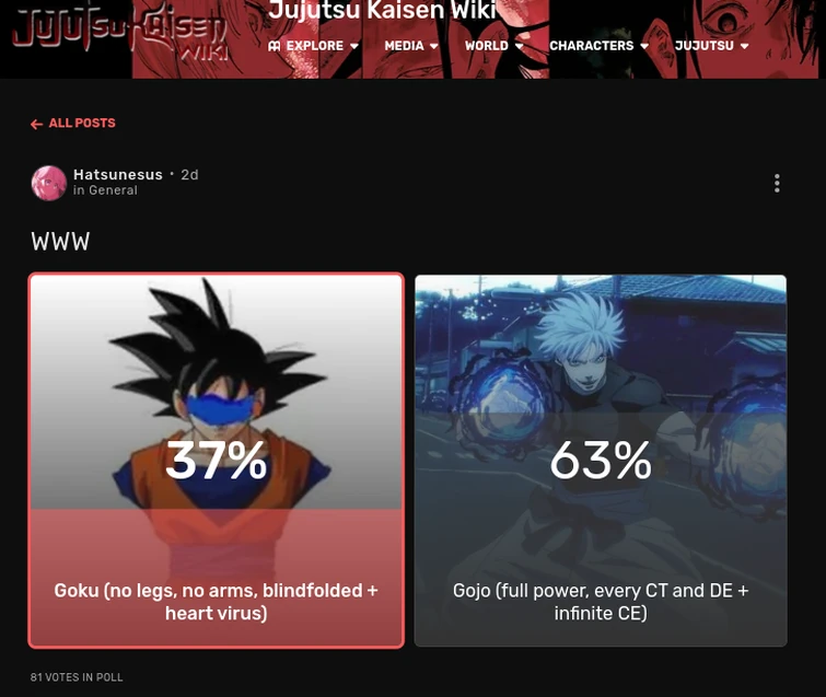 jjk wiki buggin'😭 | Fandom