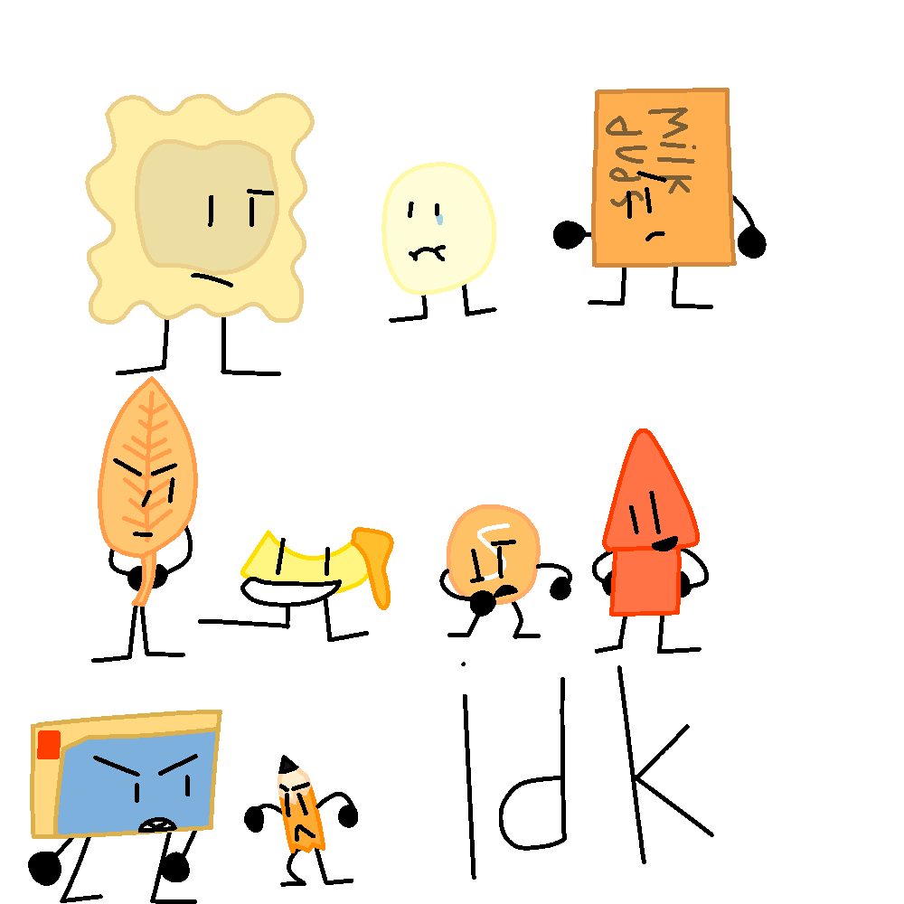 some orange characters since it's fall | Fandom