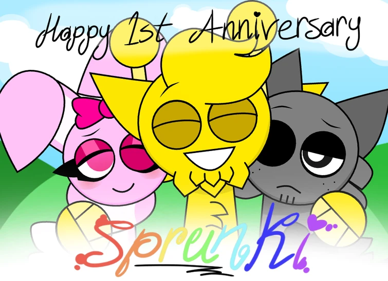🎉🎊HAPPY 1ST ANNIVERSARY, SPRUNKI!!!🎉🎊 | Fandom
