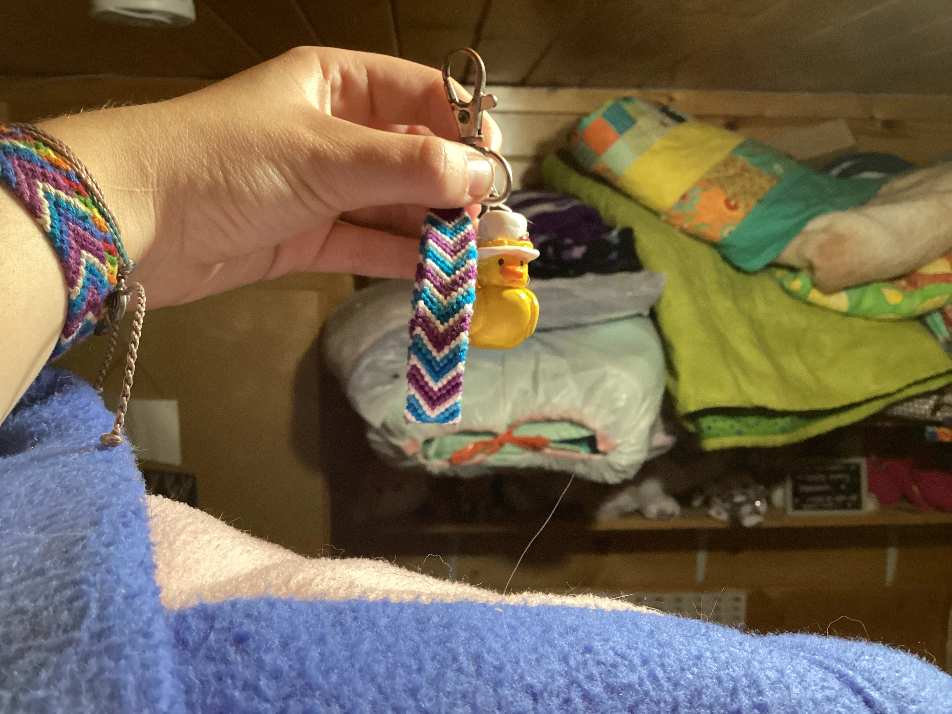 Made a Lucifer duckie keychain for my friend.. still gotta add the ...