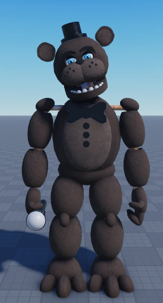 Sup, tried to make a freddy model based off TRTF 2 freddy in roblox ...