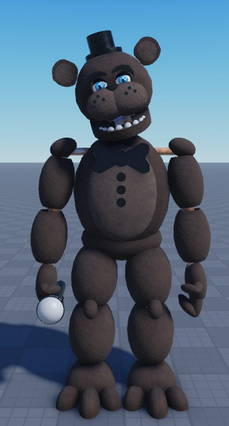 Sup, tried to make a freddy model based off TRTF 2 freddy in roblox ...