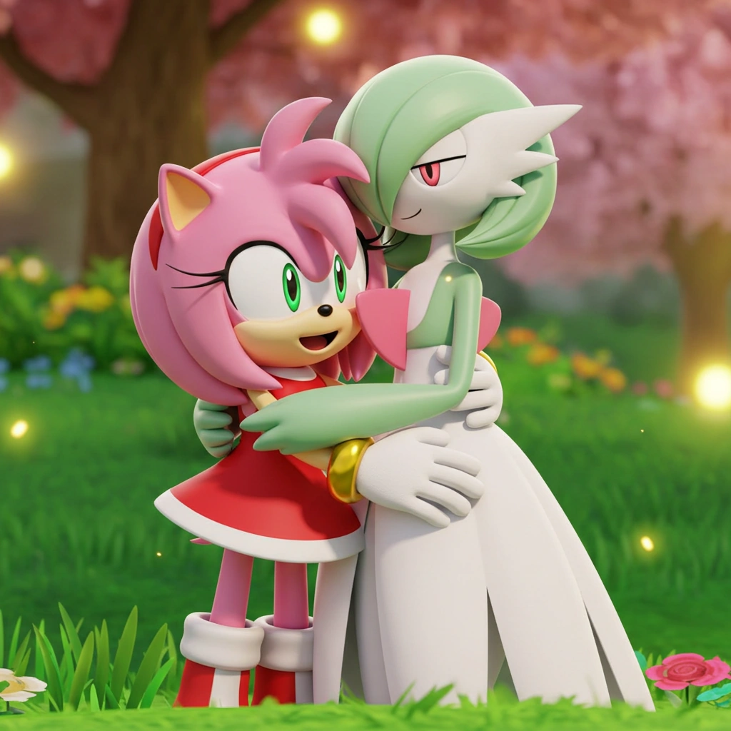 Cosmo hugs Amy Rose! | Fandom