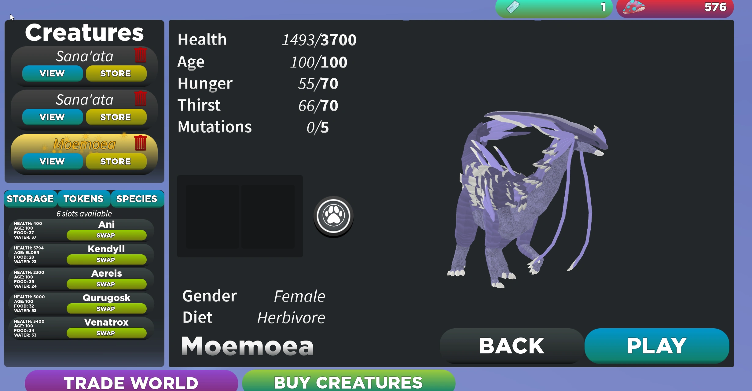 I used moemoea for the first time ever and was blessed with glimmer ...