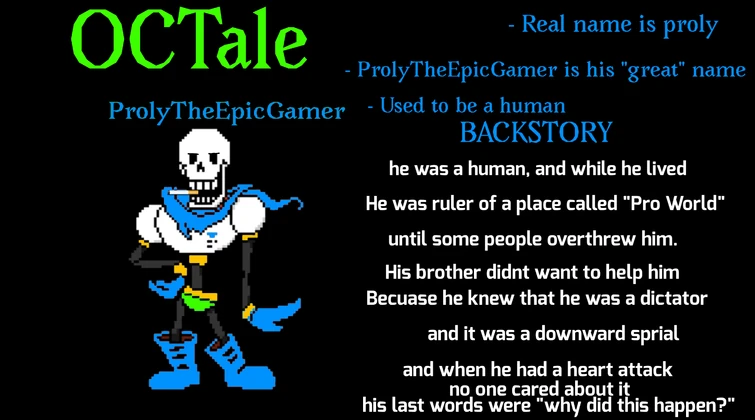 OCTale Papyrus OC | Fandom