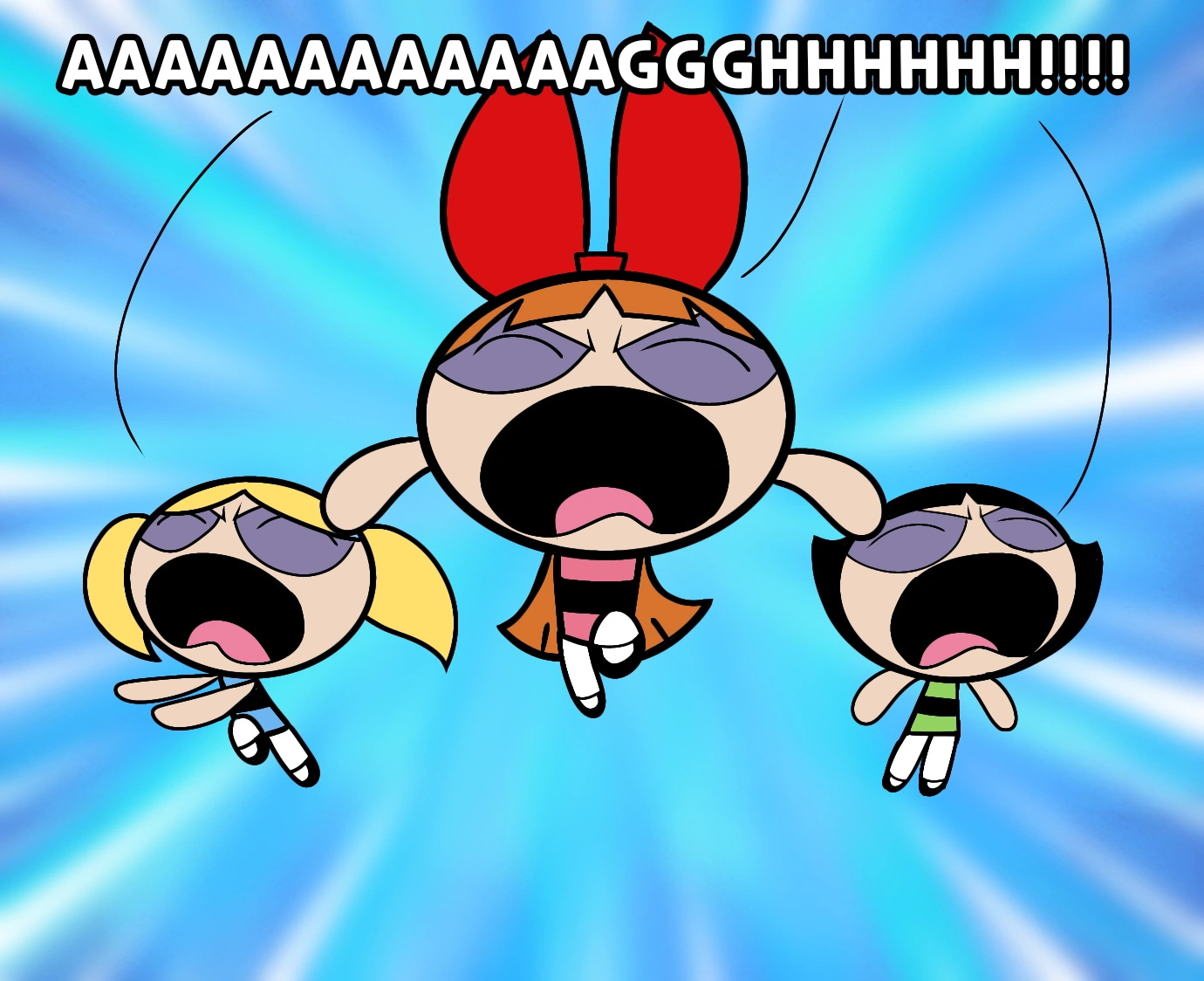 An OG Powerpuff Girls screamed (Redraw) | Fandom
