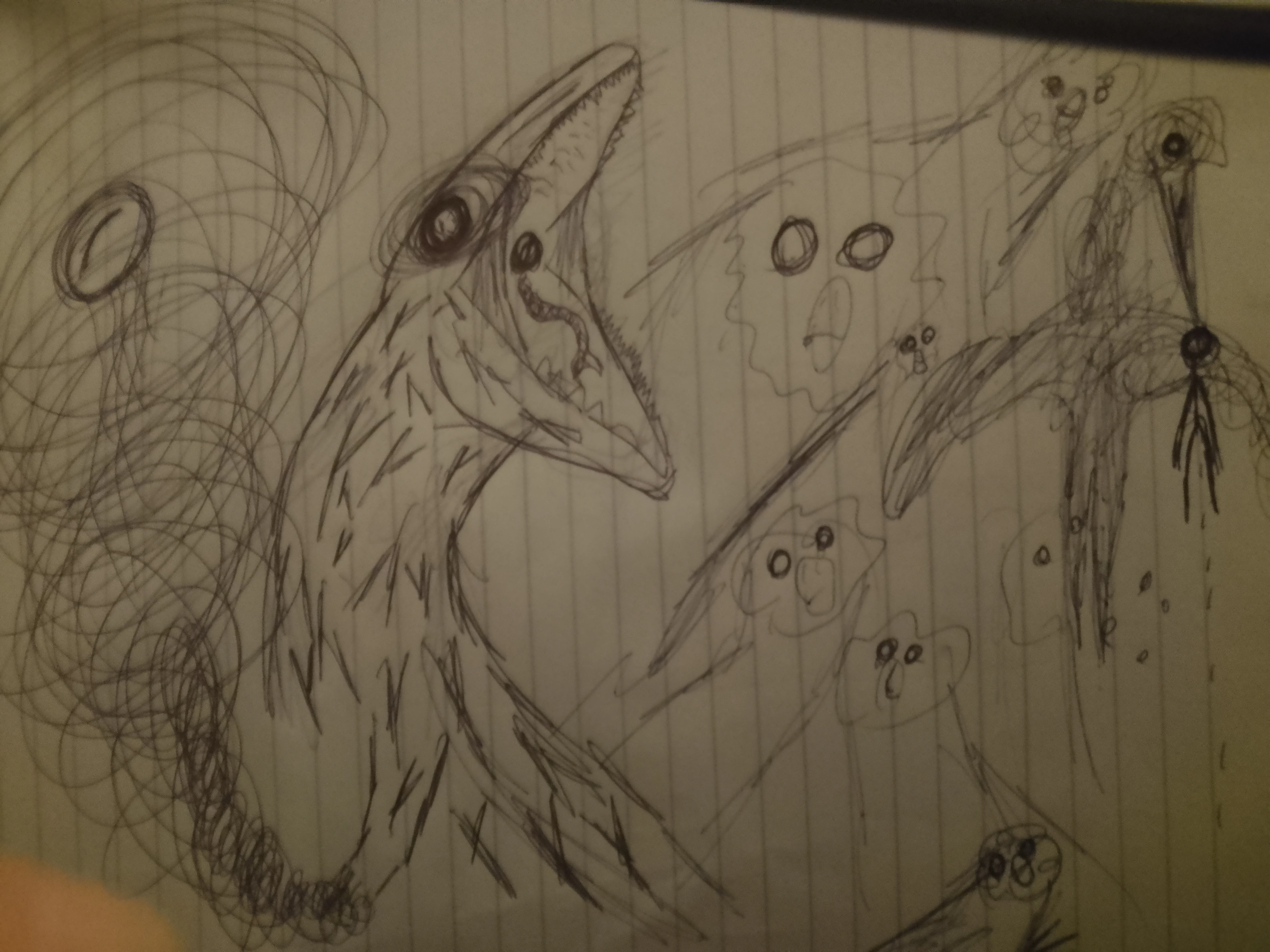 Day 2 of drawing the monsters outside my window (arg) | Fandom