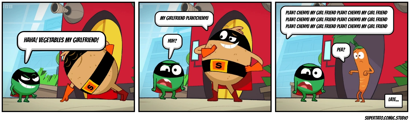 Vegetables my girlfriend evil pea. My superhero girlfriend plantchenyu ...