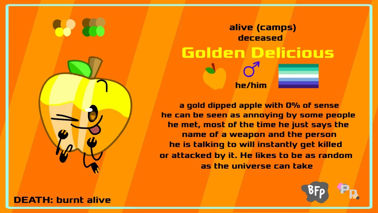 Golden Delicious Ref Sheet Remake | Fandom