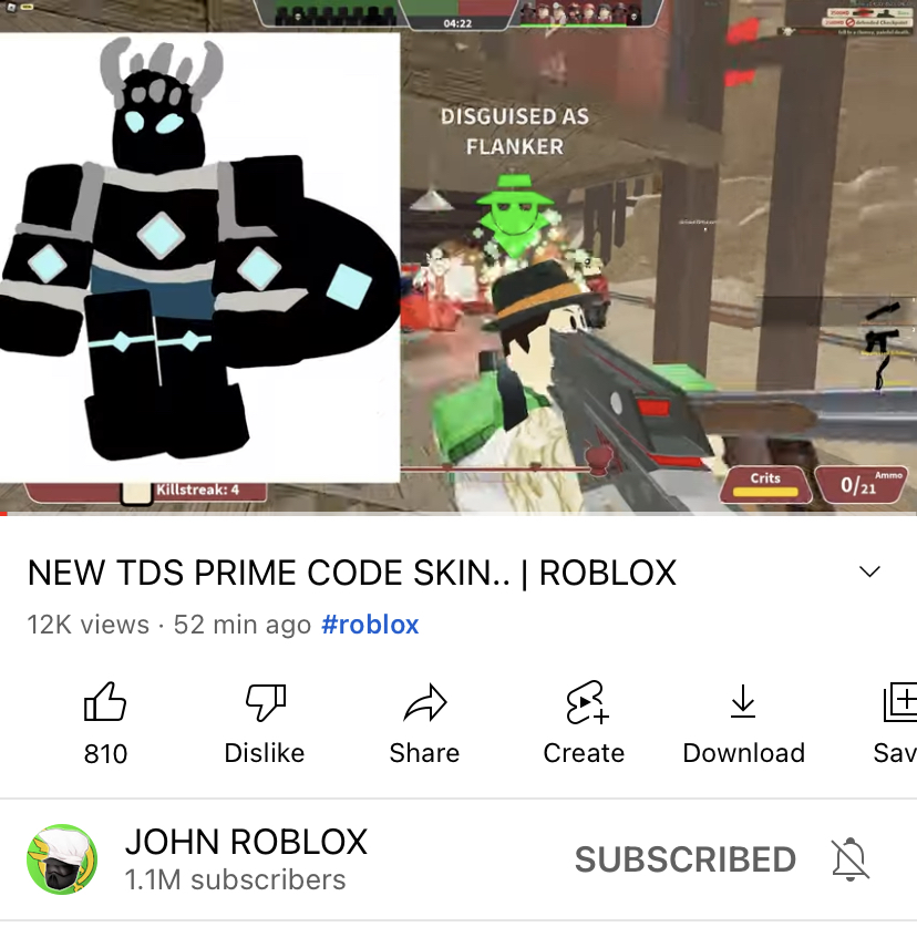 Not like this matters at all, but John roblox casually put my art in ...