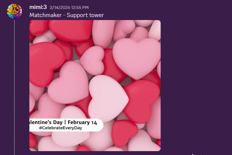 A concept for a valentines event tower, matchmaker | Fandom