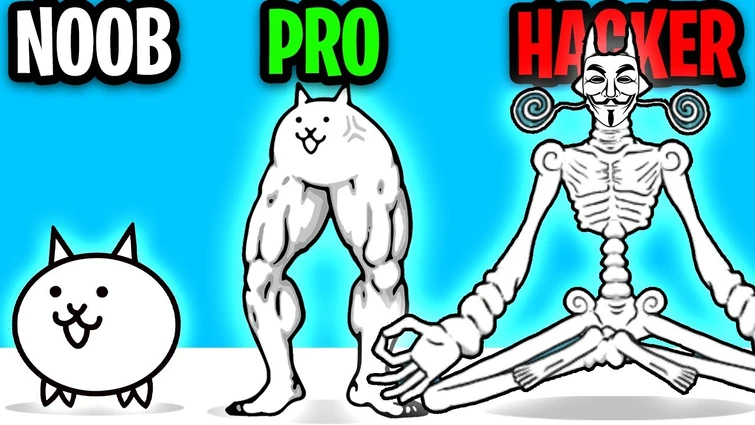 Guys lets laugh at noob vs pro vs hacker thumbnails | Fandom