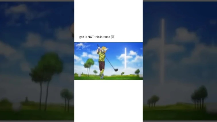 crazy how golf is an anime now | Fandom