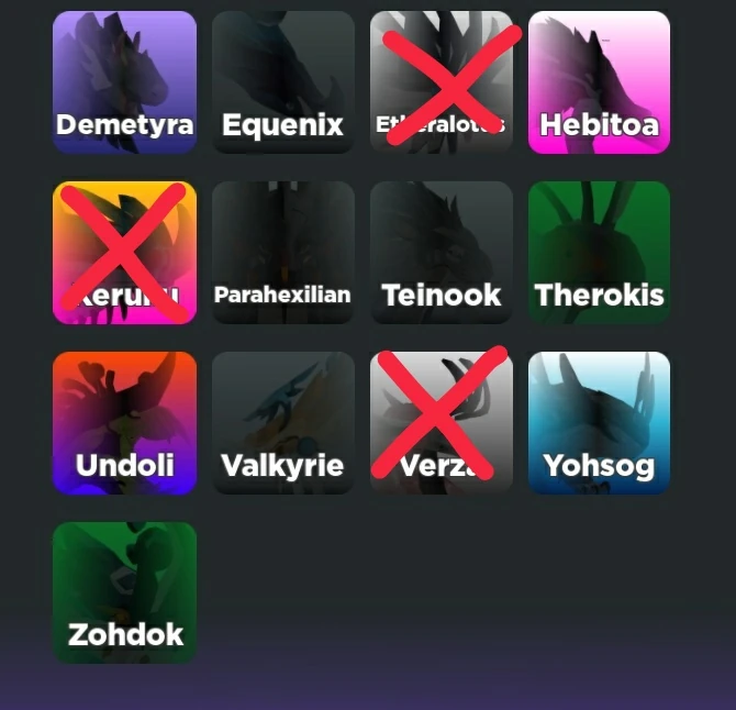 lf missing species | Fandom