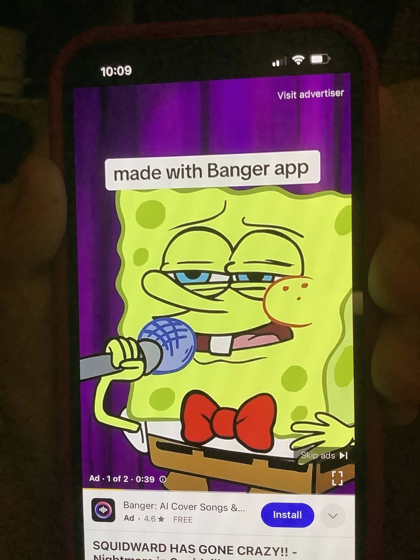 SpongeBob in the banger app | Fandom