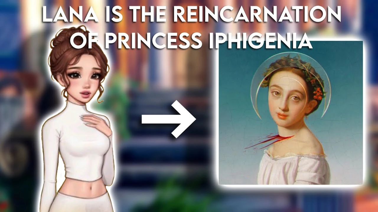 Is lana a reincarnation of Princess Iphigenia? (agamemnon daughter ...