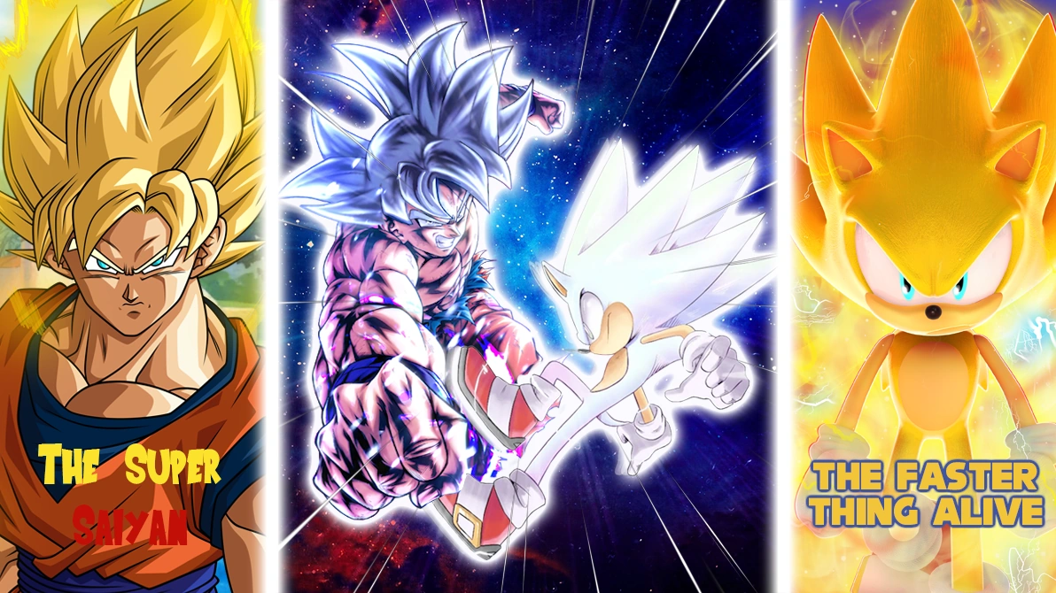 Goku vs Sonic Fight Art | Fandom