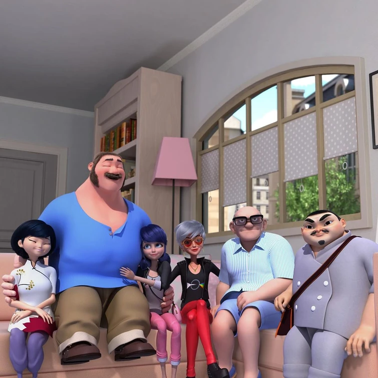 Adrien, Marinette, Alya, Chloé and family | Fandom