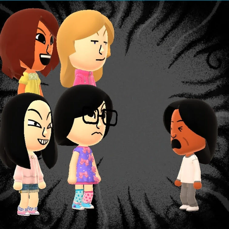Me and my gang bullying Hayley, Maria (Wii), Wii U Hiromi and Marius ...