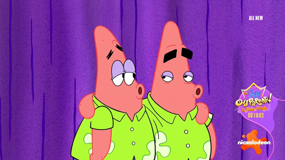 What is Patrick and Handsome Patrick saying? (Wrong answers only) | Fandom