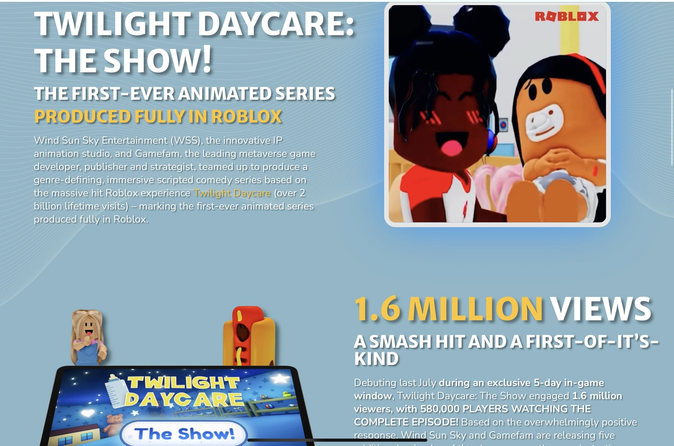 The Roblox tv show no one talks about | Fandom