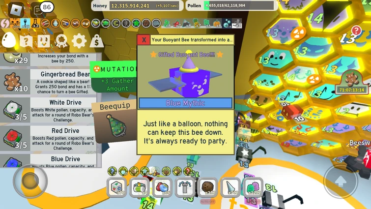 Got gifted buoyant bee from gifted mythic egg | Fandom