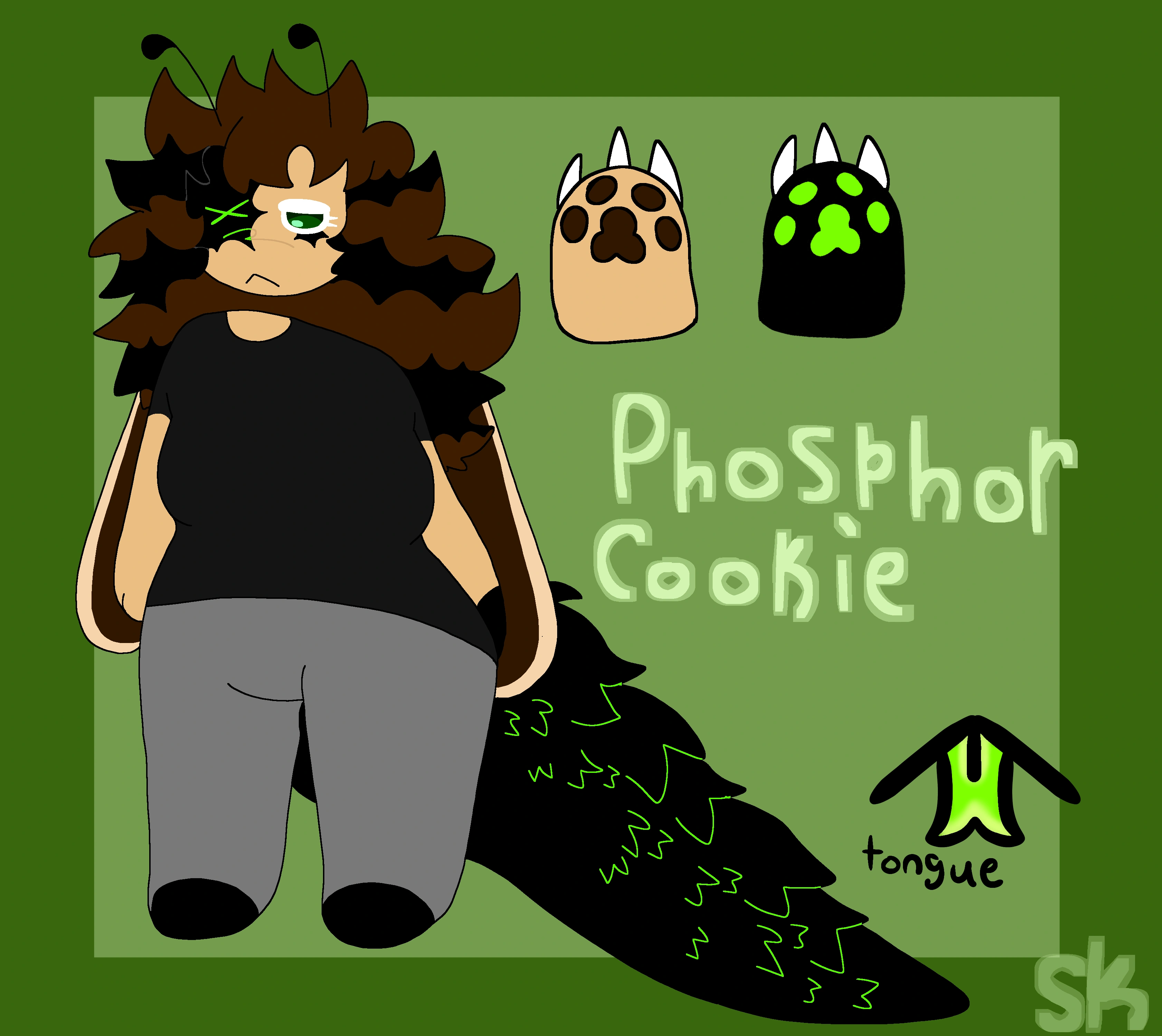 Phosphor Cookie ref sheet redraw | Fandom