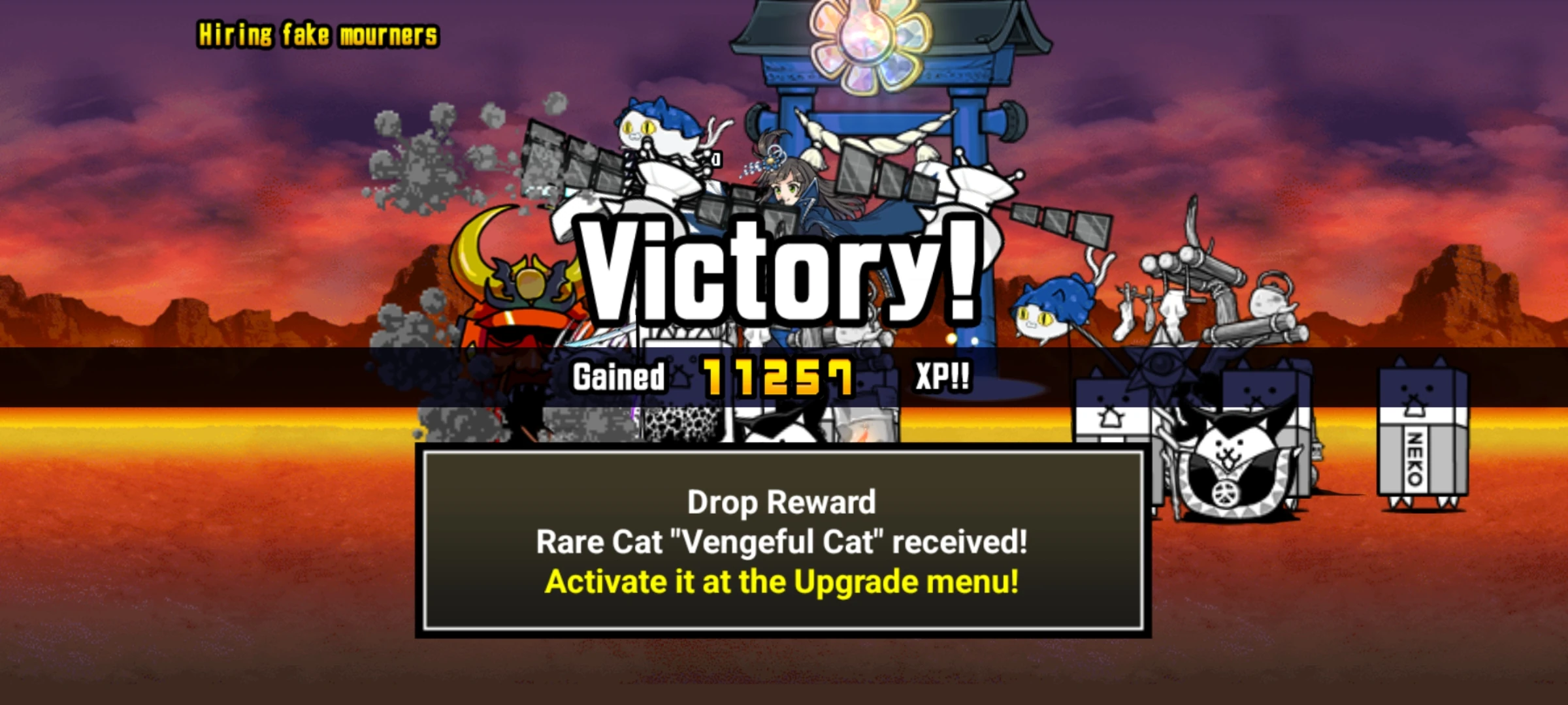 I got vengeful cat and finished the event!! | Fandom