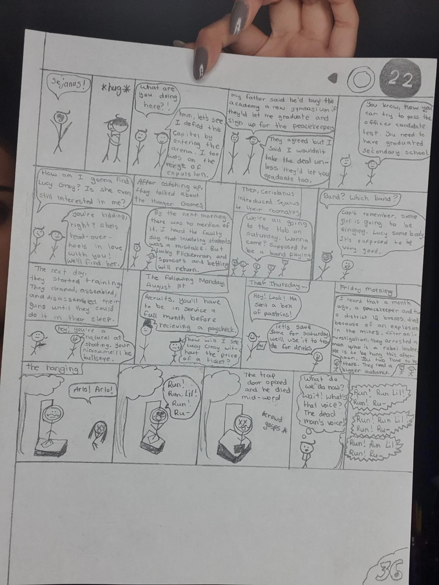 CHAPTER 22 THE BALLAD OF SONGBIRDS AND SNAKES GRAPHIC NOVEL | Fandom