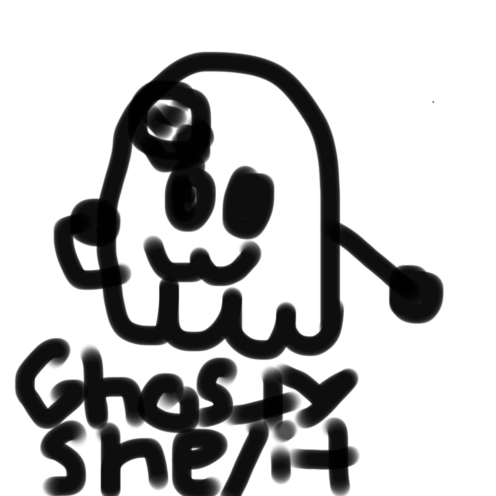 Objectober 24: A doodle of my new OC, Ghosty! | Fandom