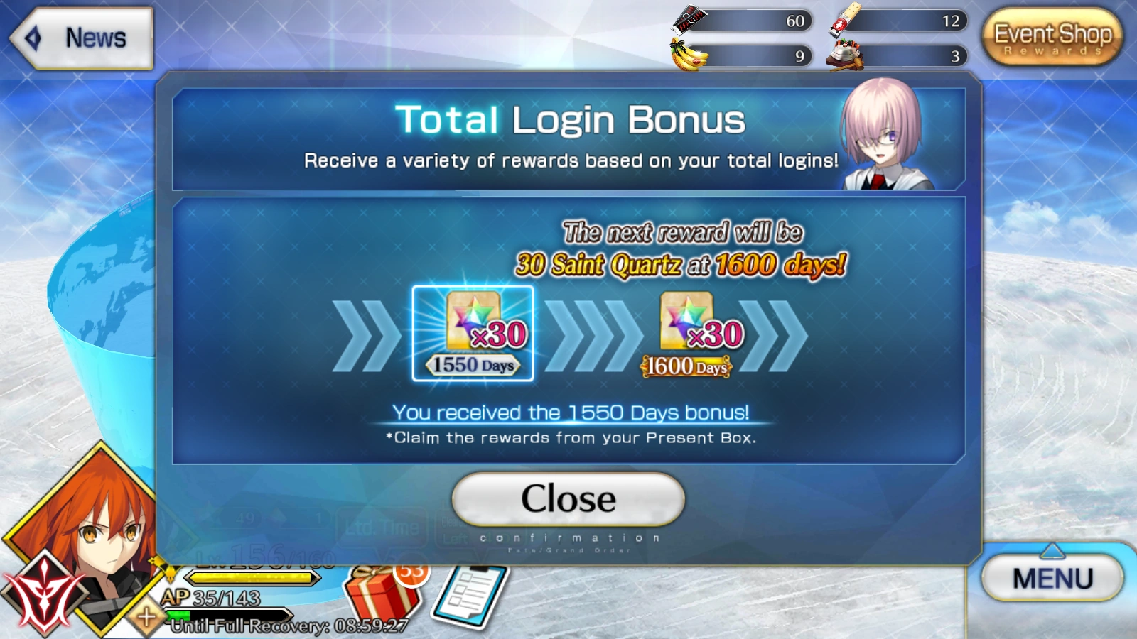 1550 Days reached | Fandom