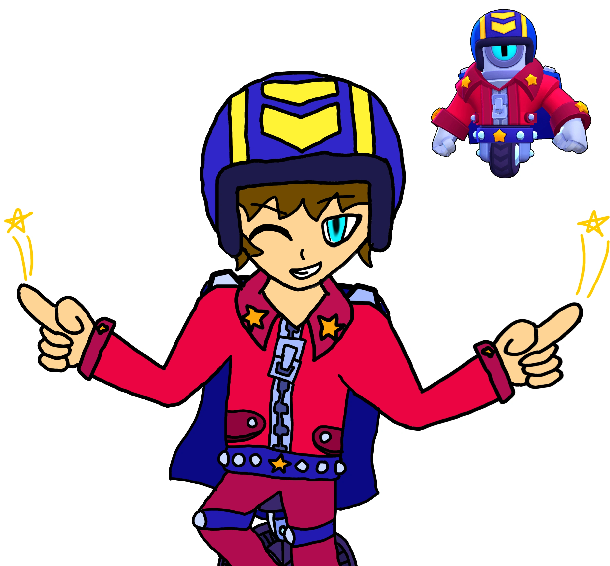 I tried drawing human Stu and... | Fandom