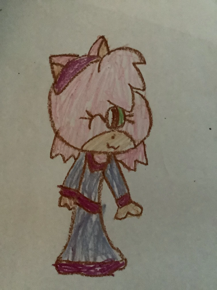 Amy rose in a snow princess outfit | Fandom