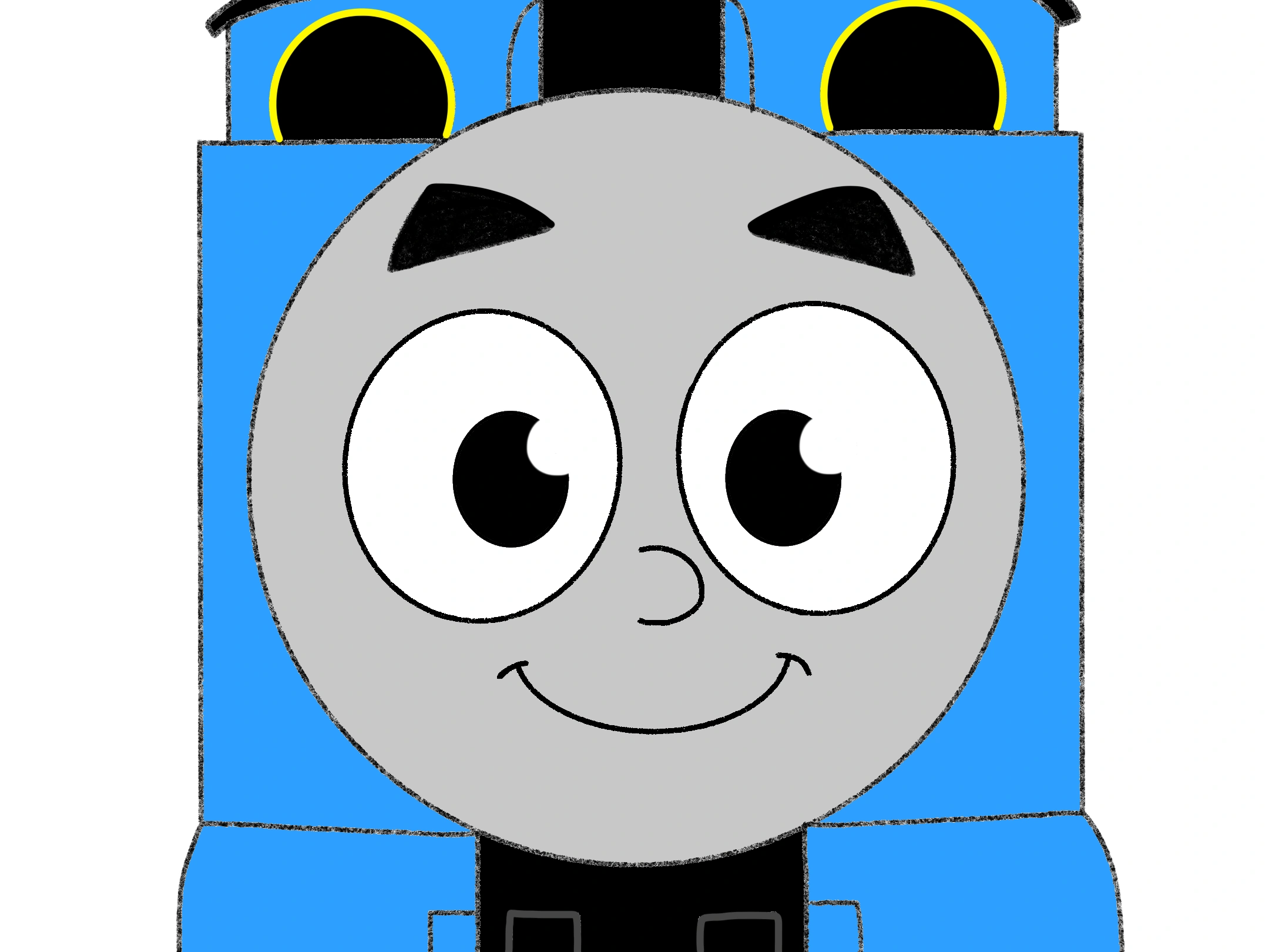 An Close-up look of Thomas the Tank Engine. | Fandom